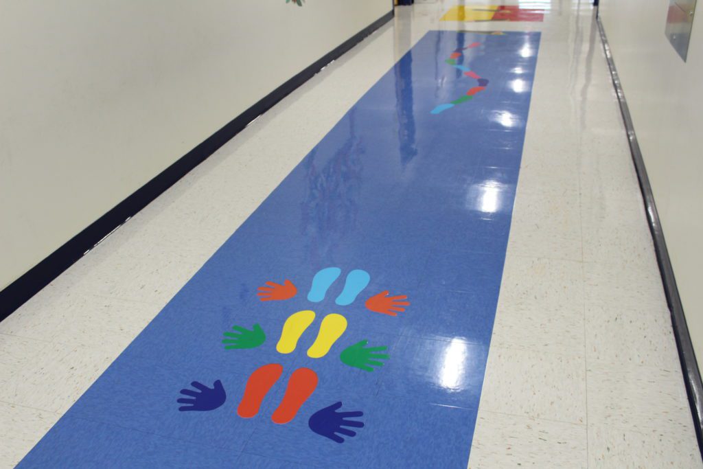 MCSES Introduces Sensory Hallways | Hudson City School District