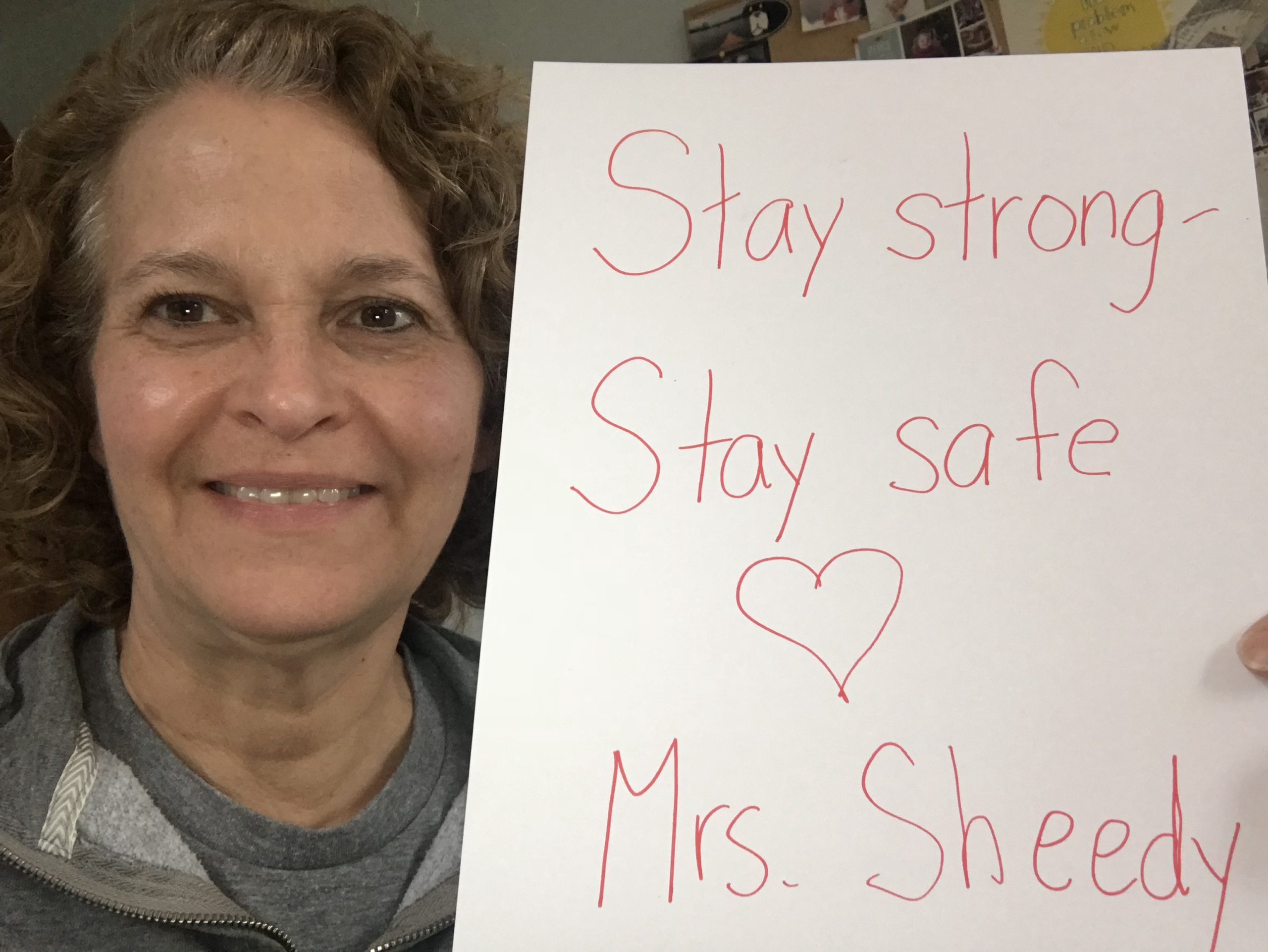 Messages from Bluehawks (PHOTOS) | Hudson City School District