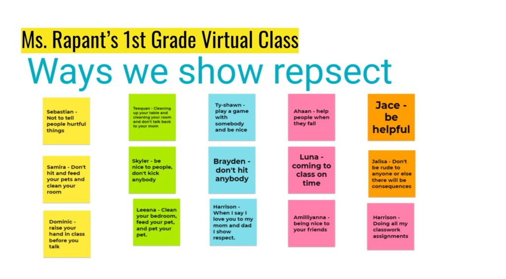 Showing Respect | Hudson City School District