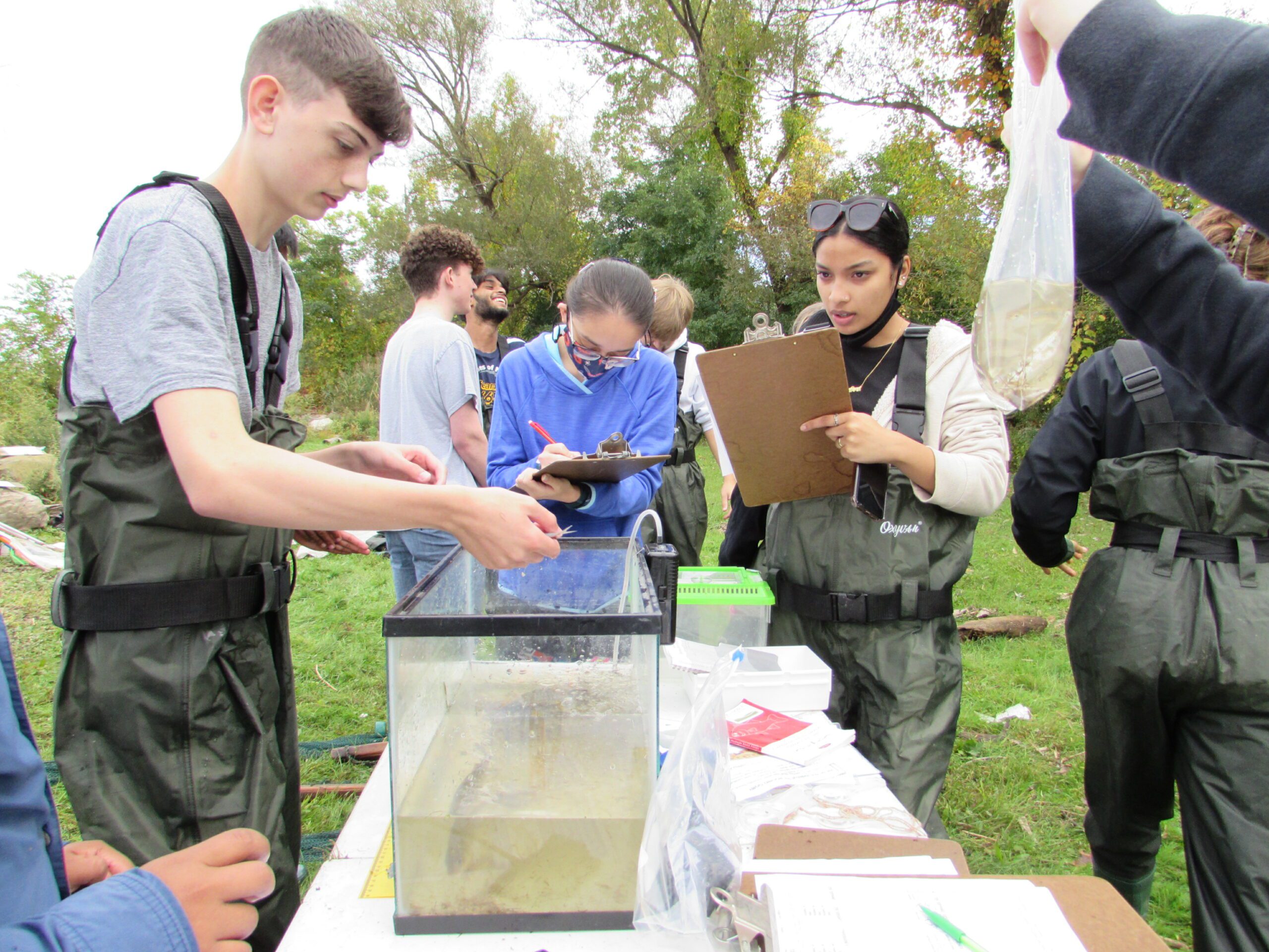 Students Collect Data for Hudson River Research | Hudson City School ...