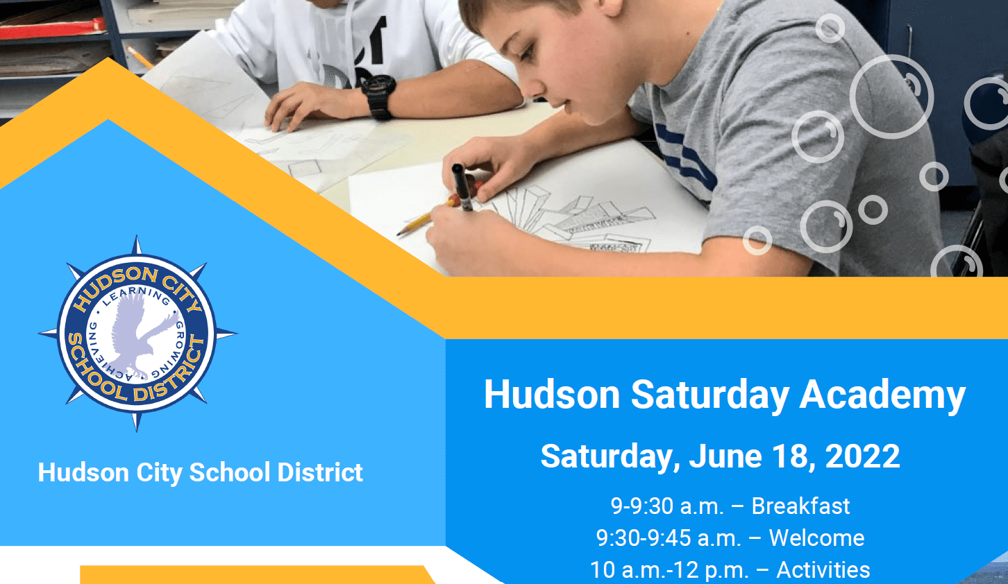Register for Hudson Saturday Academy | Hudson City School District