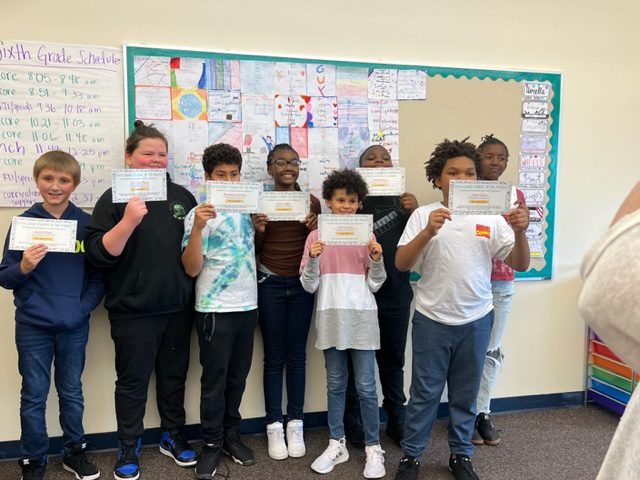 HJHS 6th grade Students of the Month September and October 2022 ...