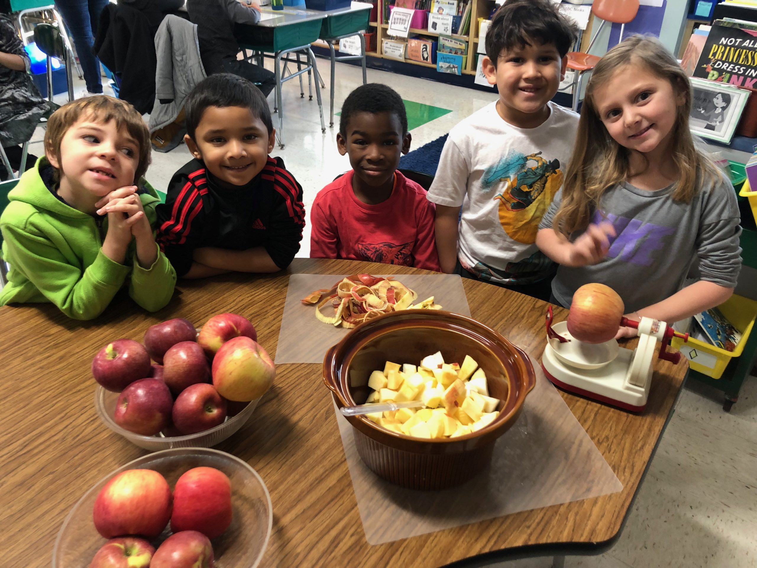 Edible Turkeys and Making Applesauce in Ms. Brown's Class | Hudson City ...