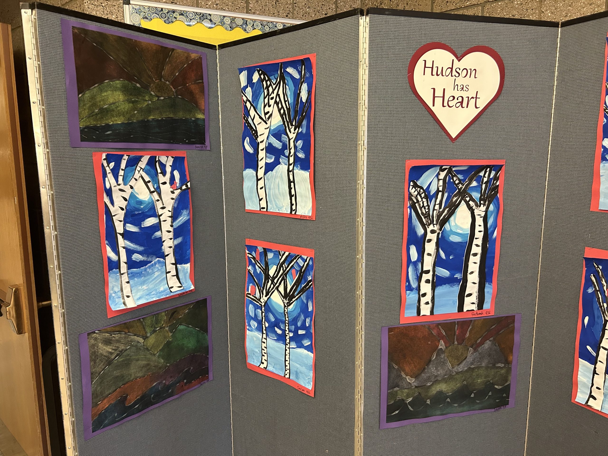 4th Grade Artwork on Full Display | Hudson City School District