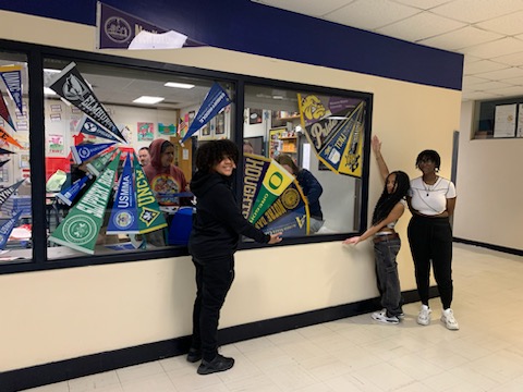 College Banners at Hudson SHS | Hudson City School District