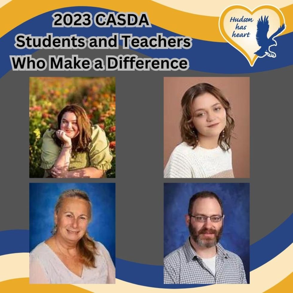 2023 Hudson CSD CASDA Students and Teachers Who Make a Difference ...