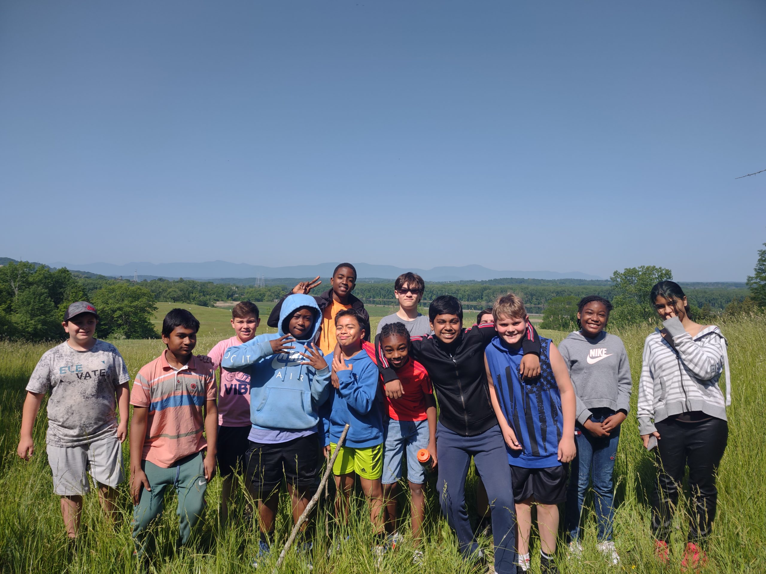 JHS PE Class in Outdoor Education Unit | Hudson City School District