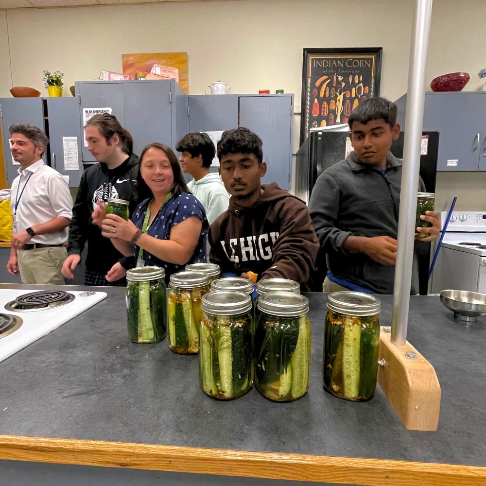 Pickling in SHS Food and Nutrition Class | Hudson City School District