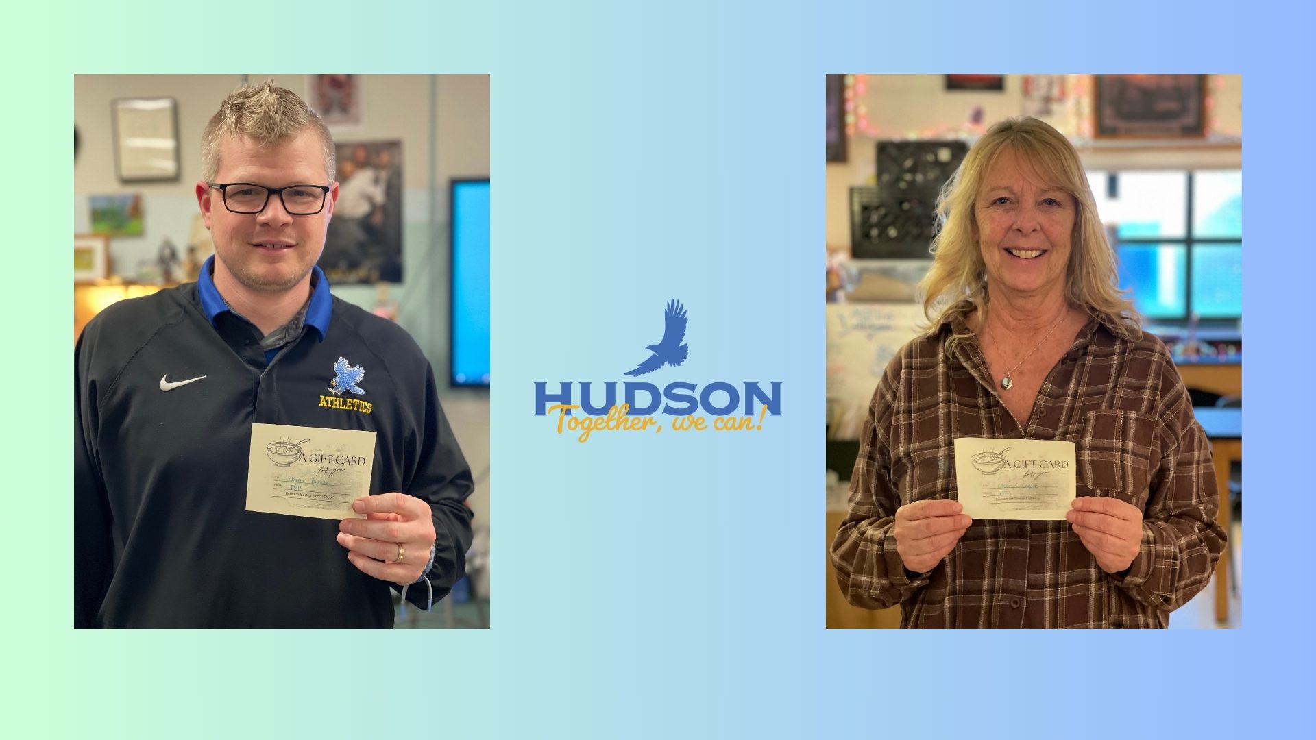 March 2024 Hudson SHS PBIS Wheel Winners | Hudson City School District