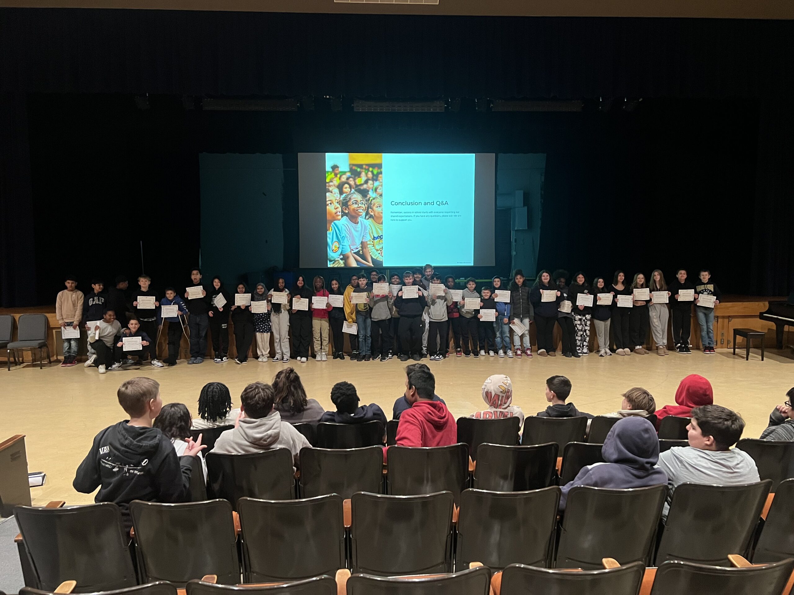 JHS Students Received a Perfect Attendance Award for December | Hudson ...