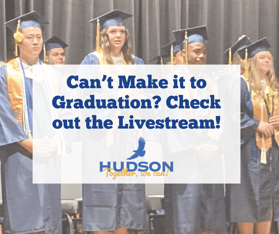 View the Graduation Livestream | Hudson City School District